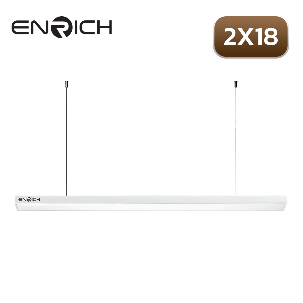 โคมไฟ ENRICH LINEAR T8 แขวนสลิง 2x 18w - EnrichLamp